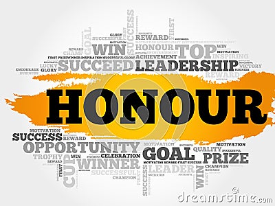 Honour Word Cloud Stock Photo | CartoonDealer.com #201070704