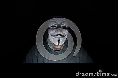 A Hooded Computer Hacker Editorial Photography - Image: 31994287