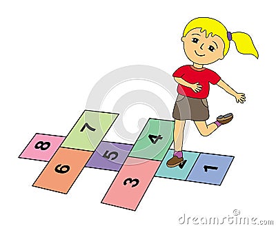 Hopscotch Royalty Free Stock Image - Image: 29321856