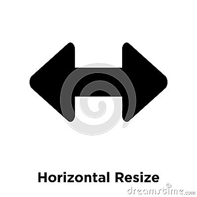 Horizontal Resize Icon Vector Isolated On White Background, Logo ...