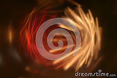 Horizontal Shot Of Staggered And Refracted Light Layers-vortex Light ...