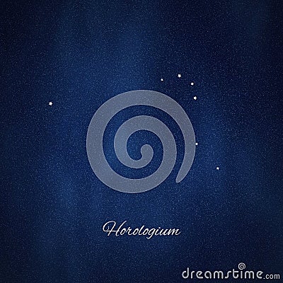 Horologium Constellation, Cluster Of Stars, Clock Constellation ...