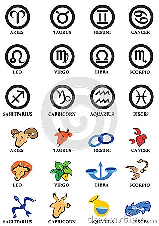 Horoskopzeichen Stockfotografie - Bild: 6771102