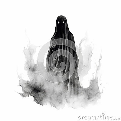 Horror Ghosts Terrifying Spectral Forms Royalty-Free Stock Photography ...