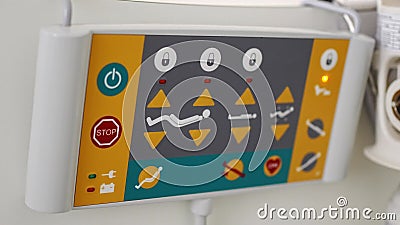 Hospital Bed Control Panel Pilot Remote Controller Switch on Turn Light ...