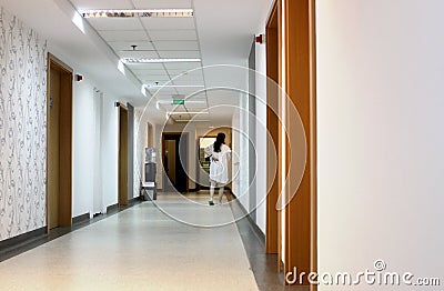 Hospital Corridor Royalty Free Stock Photos - Image: 22402878