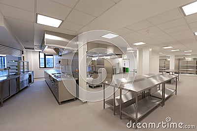 Hospital Kitchen Royalty Free Stock Image - Image: 25331336