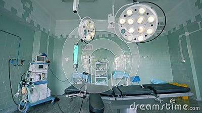 Hospital Labour Ward With Functioning Equipment Stock Footage - Video ...