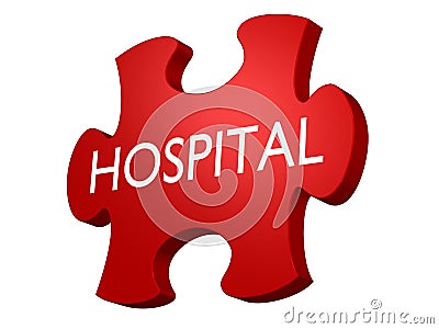 Hospital Puzzle Royalty-Free Stock Photo | CartoonDealer.com #8608971
