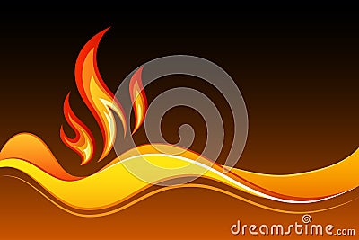 Hot Fire Design Royalty Free Stock Images - Image: 8759689