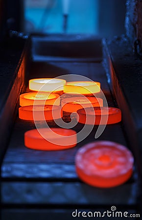 Hot Forging Production Line Royalty-Free Stock Photography ...