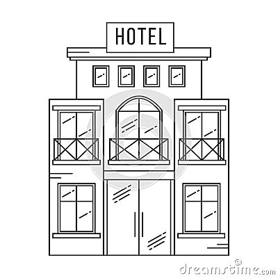 Inn Outline Stock Illustrations – 264 Inn Outline Stock Illustrations ...