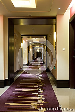 Hotel Corridor Royalty Free Stock Images - Image: 8477499
