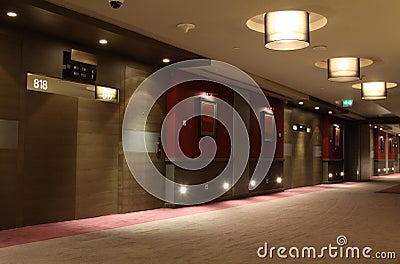 Hotel Hallway Stock Photos - Image: 14009053
