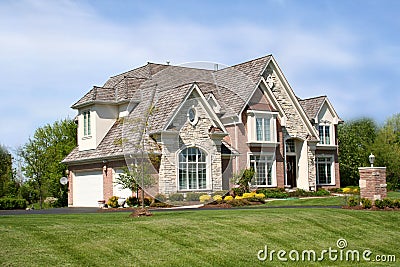 HOUSE stock image. Image of blue, living, buyer, hand - 2244539