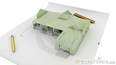 House construction stock footage. Video of house, animation - 60295314