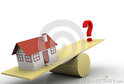 House And Question Mark Stock Photography | CartoonDealer.com #15936494