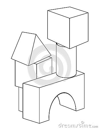 Houten Blokken Royalty-vrije Stock Afbeelding - Afbeelding: 28478546