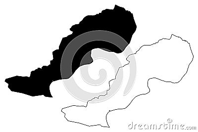 Howrah City Republic Of India, West Bengal State Map Vector ...
