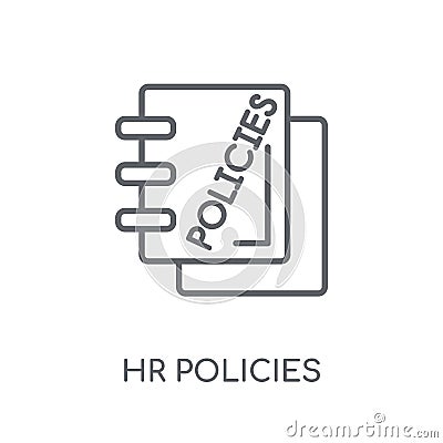 Hr Policies Linear Icon. Modern Outline Hr Policies Logo Concept ...