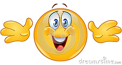 Hug Emoticon Stock Vector - Image: 42424031