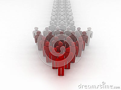 Human Arrow Stock Photo | CartoonDealer.com #4995324