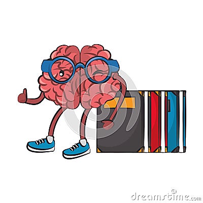 Human Brain Intelligence And Creativity Cartoons Vector Illustration ...