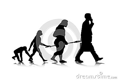 Human Evolution Cartoon Vector | CartoonDealer.com #13669461