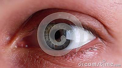Human Eye Blinks stock video. Video of close, look, eyelid - 79430163