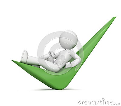 Human Figure Check Mark Royalty-Free Stock Photo | CartoonDealer.com ...