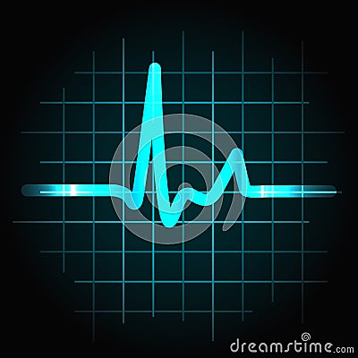 Human Heartbeat Sinus Wave Stock Image - Image: 26968701