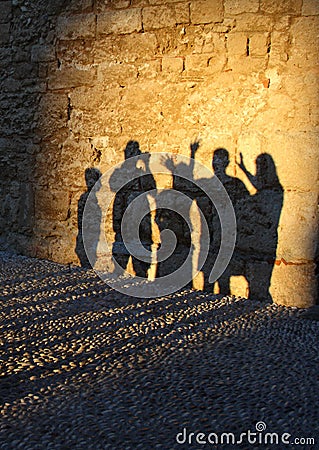 Human Shadows Stock Photography - Image: 16338852
