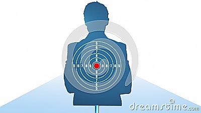 Human shooting target. stock video. Video of dead, perfection - 59427007
