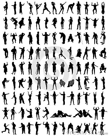 Human Silhouettes Stock Images - Image: 8701524