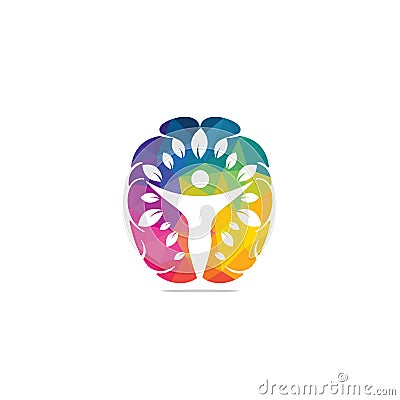 Human Tree And Brain Vector Logo Design Royalty-Free Stock Photography ...