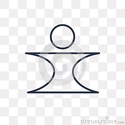 Humanism Vector Icon Isolated On Transparent Background, Linear ...
