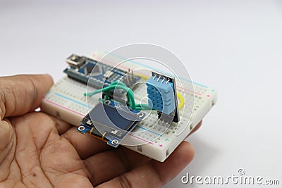 Humidity And Temperature Sensing Module For Arduino Projects With OLED ...