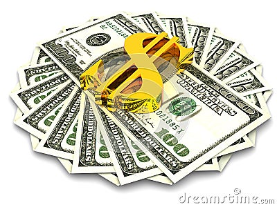 Hundred Dollars Royalty-Free Illustration | CartoonDealer.com #2692903