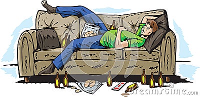 Hungover Dude Stock Photo - Image: 32254420