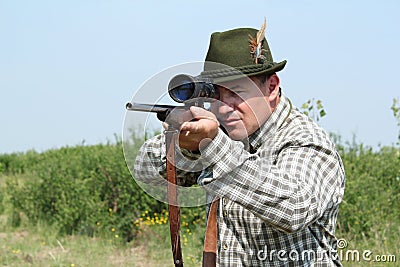 Hunter With Rifle Stock Photos - Image: 19672853