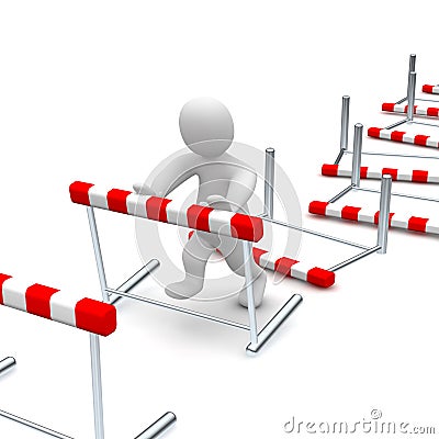 Hurdles Royalty Free Stock Image - Image: 14292016