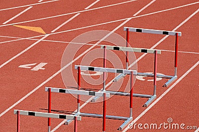 Hurdles Stock Photography - Image: 18800862