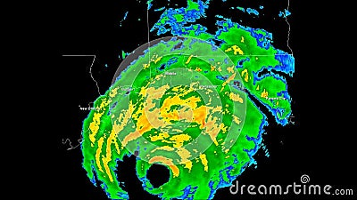 Hurricane Ivan (2004) Landfall Time Lapse Stock Footage - Video of ...