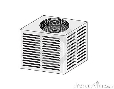 HVAC Condenser Unit Illustration | CartoonDealer.com #125108617