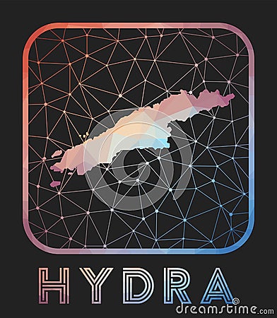 Hydra Map Design. Vector Illustration | CartoonDealer.com #178765710