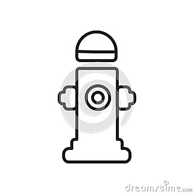 Hydrant Icon Vector Isolated On White Background, Hydrant Sign , Sign ...