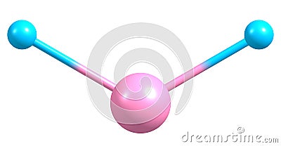 Hydrogen Telluride Molecular Structure Isolated On White Royalty-Free ...