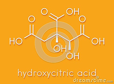 Hydroxycitric Acid HCA, Hydroxycitrate Molecule. Used As Weight Loss ...