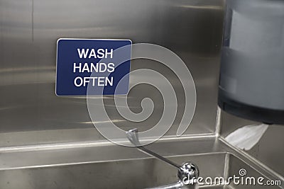 Hygiene Sign Stock Image | CartoonDealer.com #124737691