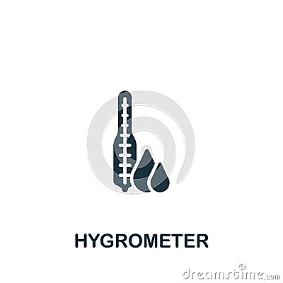 Hygrometer Icon. Monochrome Simple Measuring Icon For Templates, Web ...